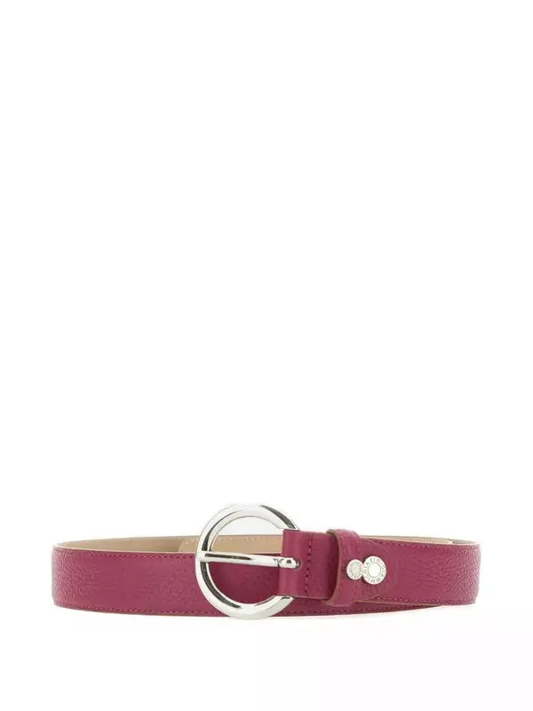 GIANNI CHIARINI Hammered Leather Belt - Pink