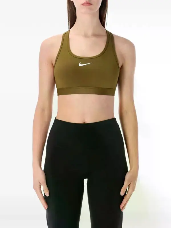 Nike Swoosh Sleeveless Sport Bras - Green