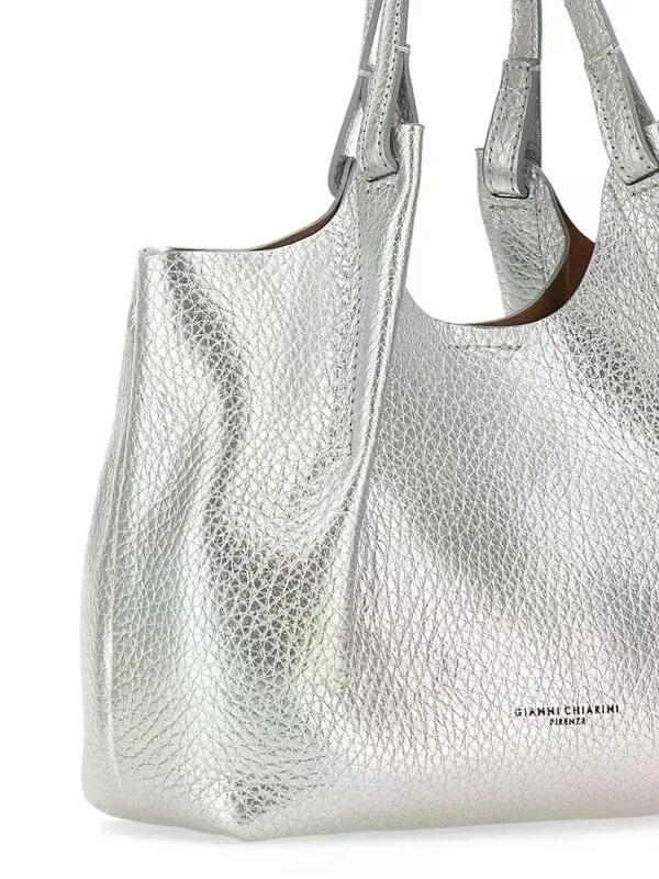 GIANNI CHIARINI Dua Bubble Leather Tote Bag