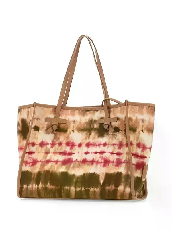 GIANNI CHIARINI Marcella Tie-dye Shoulder Bag - Neutrals
