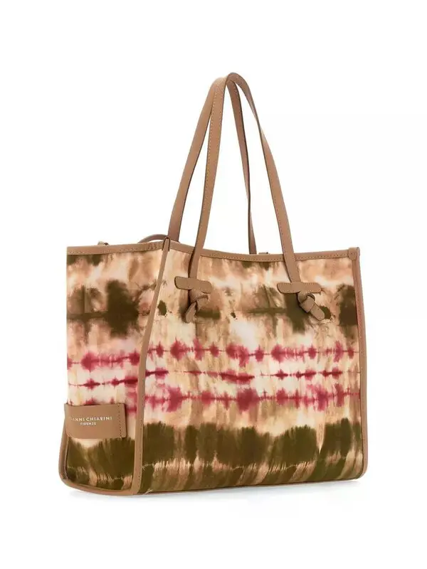 GIANNI CHIARINI Marcella Tie-dye Shoulder Bag - Neutrals