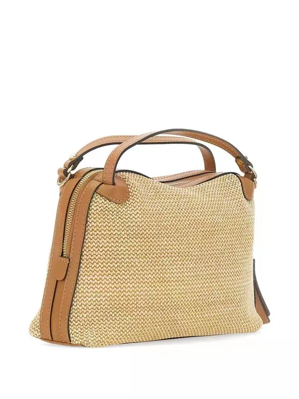 GIANNI CHIARINI Alifa Raffia And Leather Tote Bag - Neutrals
