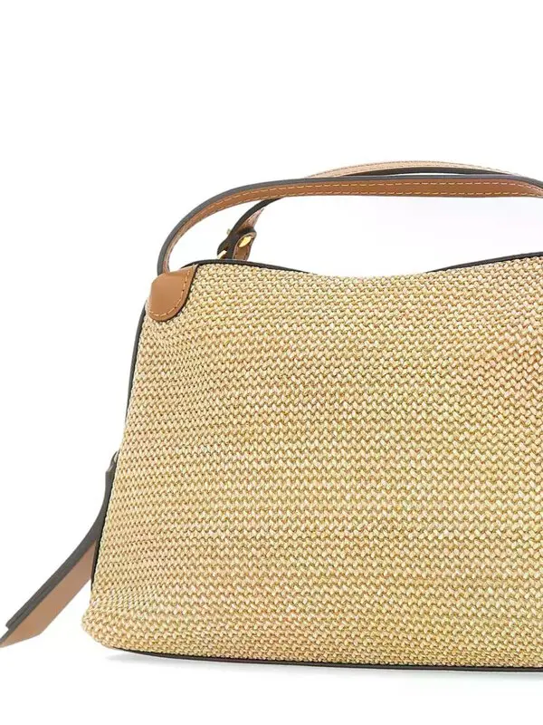 GIANNI CHIARINI Alifa Raffia And Leather Tote Bag - Neutrals