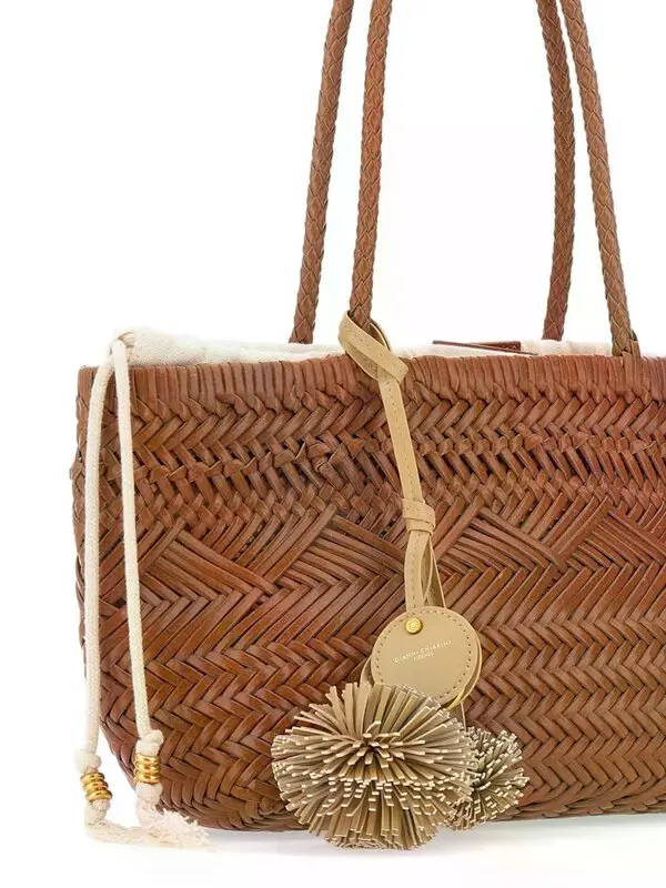 GIANNI CHIARINI Medium Paloma Braided Shoulder Bag