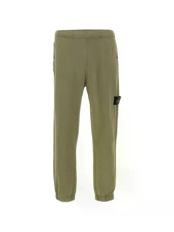 Stone Island Back Pocket Badge Track Pants - Green