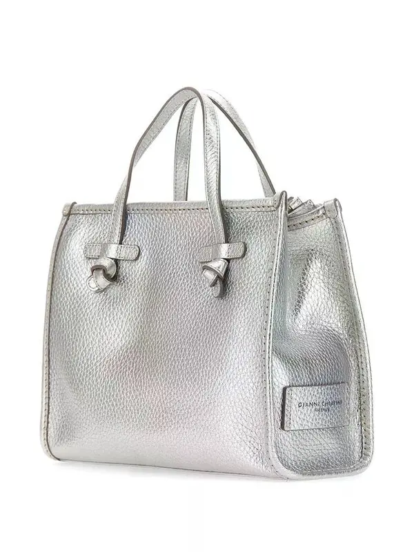 GIANNI CHIARINI 32 Marcella Tote Bag - Silver