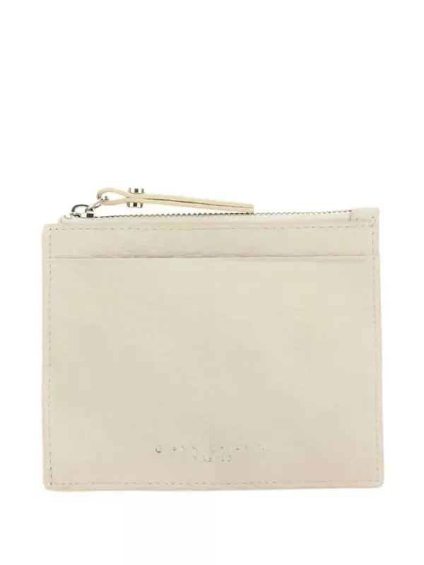 GIANNI CHIARINI Pebbled Zip Wallet - White