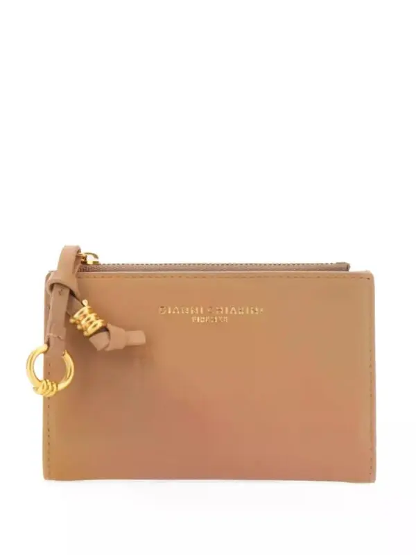 GIANNI CHIARINI Knot-detail Zip Wallet - Neutrals