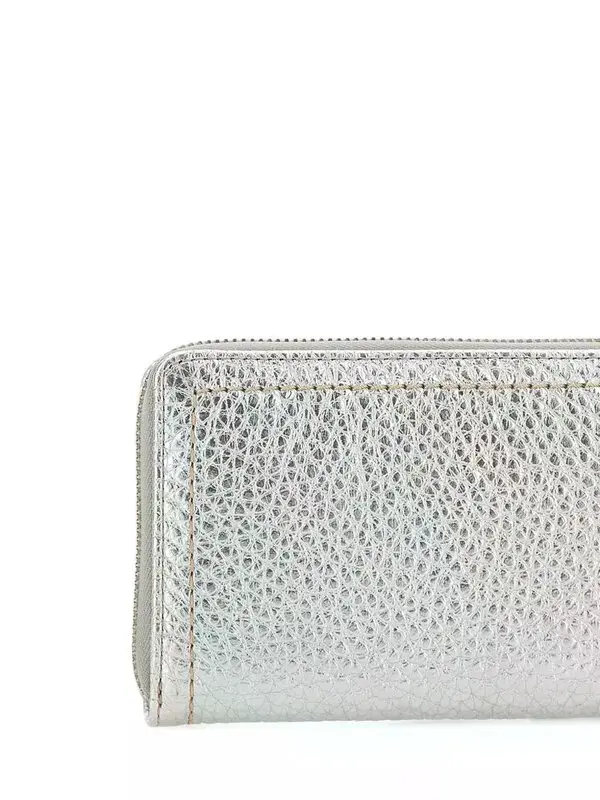 GIANNI CHIARINI Maxi-grain Zip Wallet