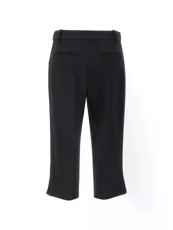Elisabetta Franchi Tailored Cropped Trousers - Black