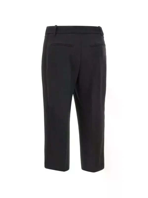 Elisabetta Franchi Tailored Cropped Trousers - Black