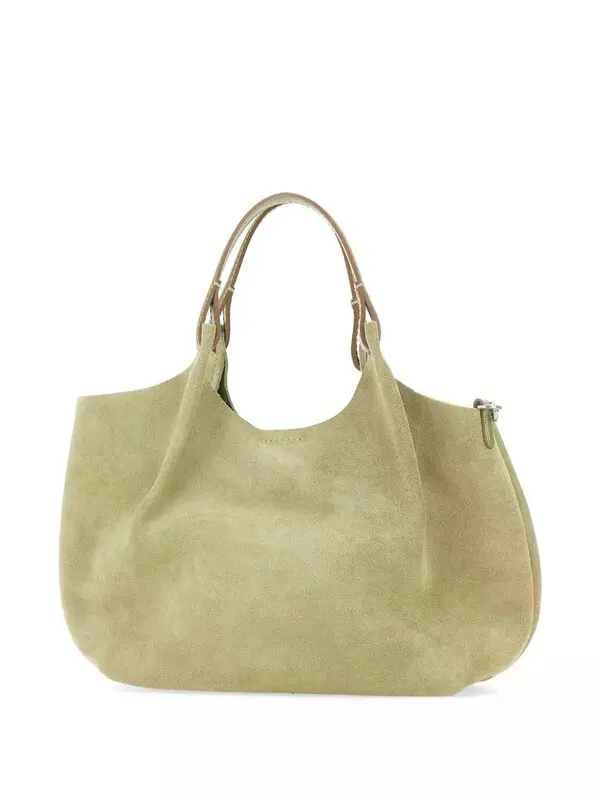 GIANNI CHIARINI Suede Shoulder Bag With Removable Strap