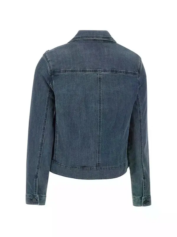 ELENA MIRO` Sequin-embellished Denim Jacket