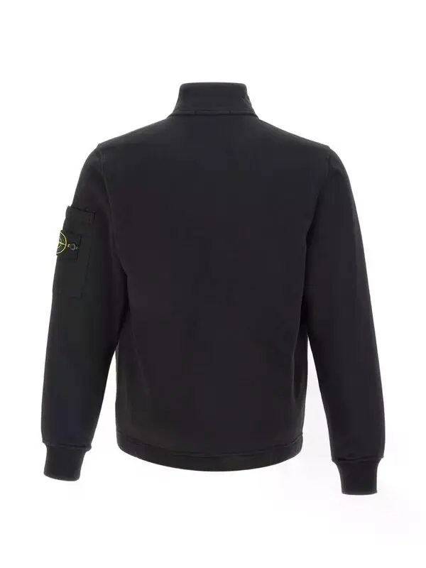 Stone Island Zip Pocket Sweatshirt