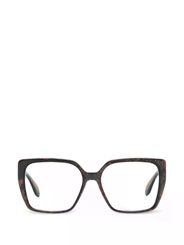 GIGI STUDIOS Moss Square-frame Glasses - Brown