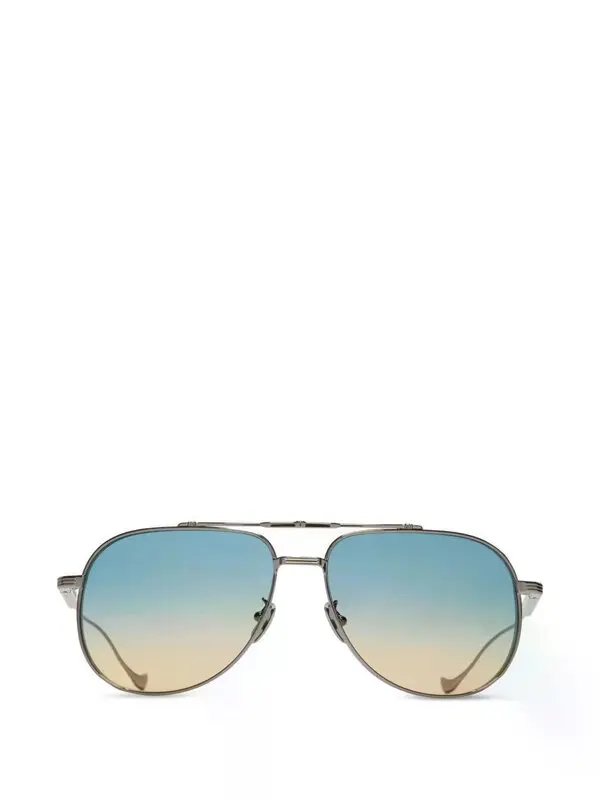 CUTLER & GROSS Sloane Pilot Sunglasses - Grey