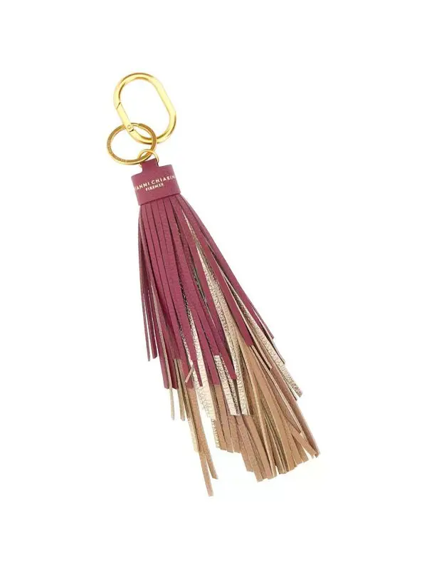 GIANNI CHIARINI Tassel Leather Keyring