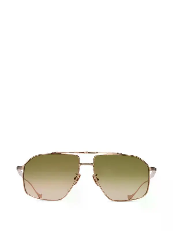 CUTLER & GROSS Kensington Geometric Sunglasses - Pink