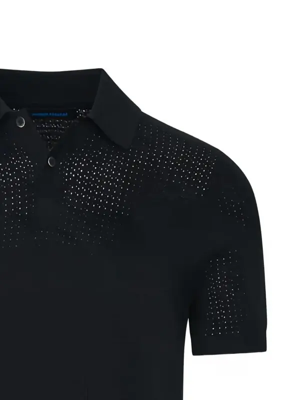 PATRICK ASSARAF Honeycomb-stitch Polo Shirt