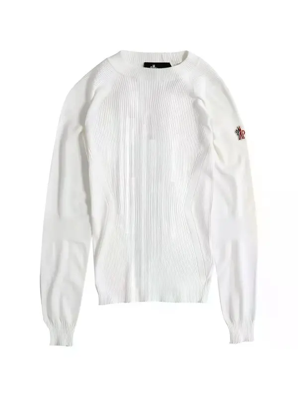 Moncler Ribbed Sweater - Neutrals