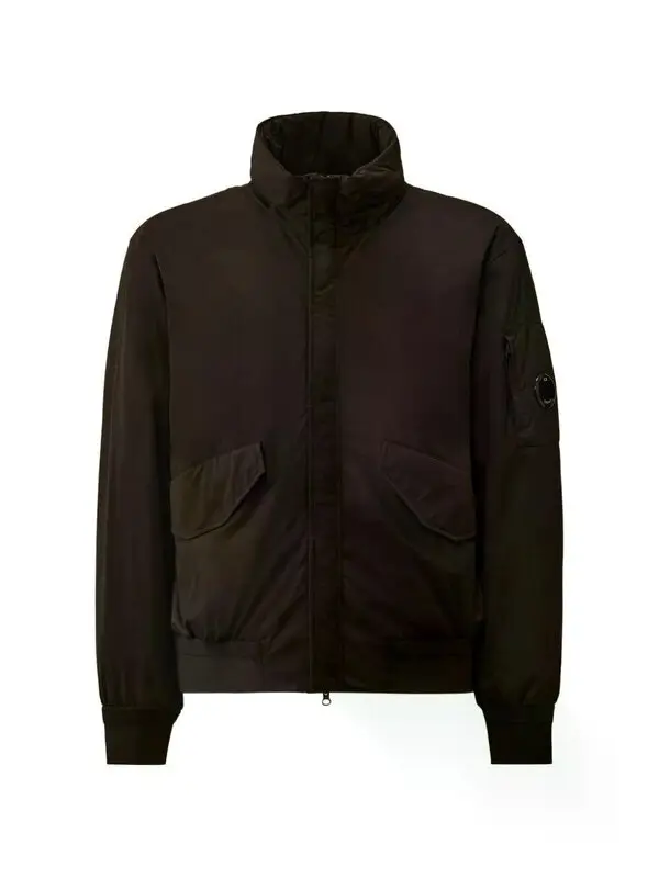 C.P. COMPANY Hooded Zip-fastening Jacket - Black