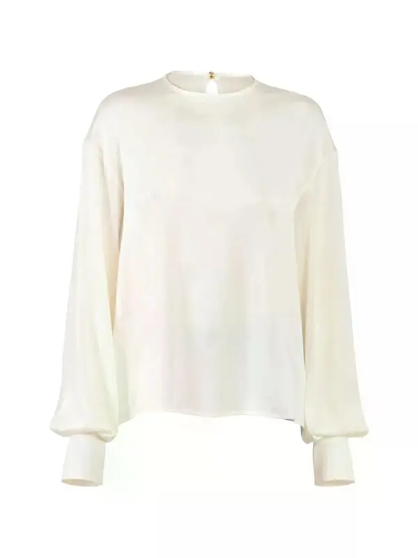 Martin Martin Esther Bishop-sleeve Top - Neutrals