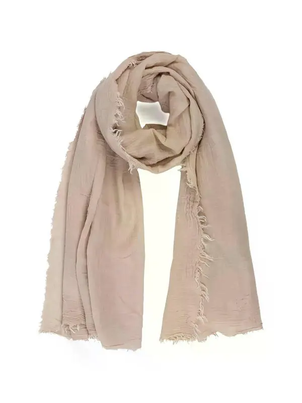 GOIA Printed Fringed Scarf