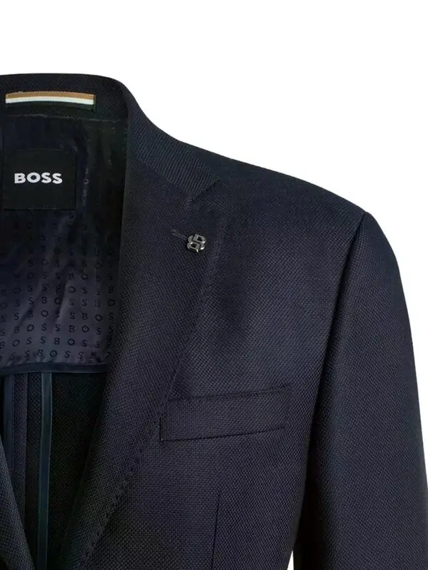 BOSS Chest-pocket Single-breasted Blazer