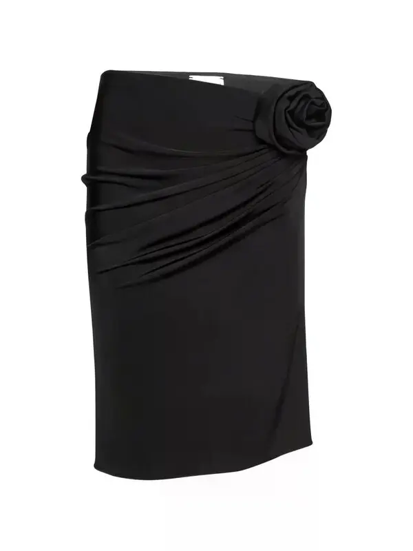 Magda Butrym Gathered Skirt - Black
