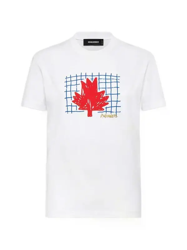 Dsquared2 Maple Leaf Graphic T-shirt