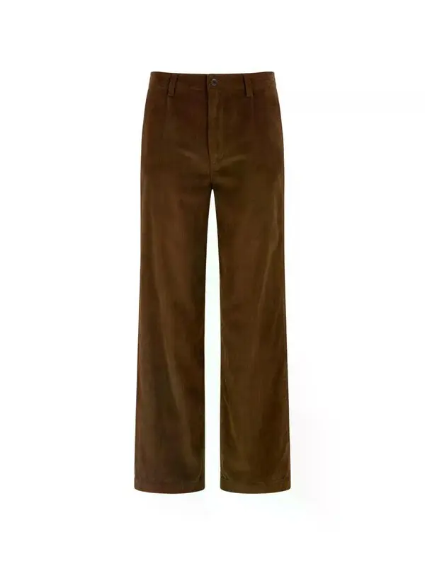 JAMIE HALLER Corduroy Trousers - Brown