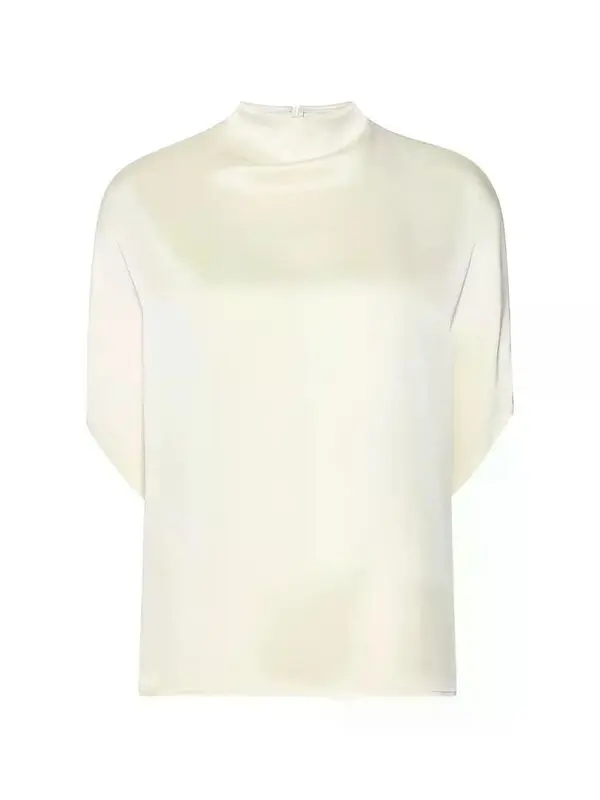 Lapointe Mock-neck Top - Neutrals