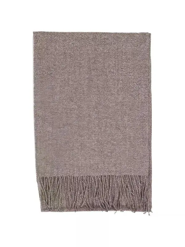 GOIA Printed Fringed Scarf