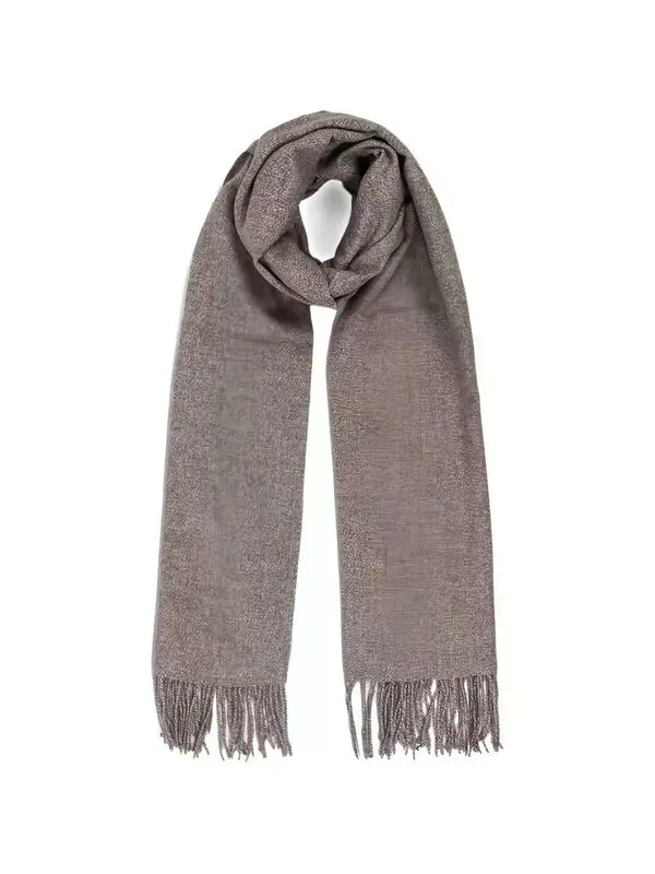 GOIA Printed Fringed Scarf