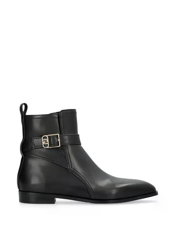 Liu Jo Buckle-detail Ankle Boots - Black