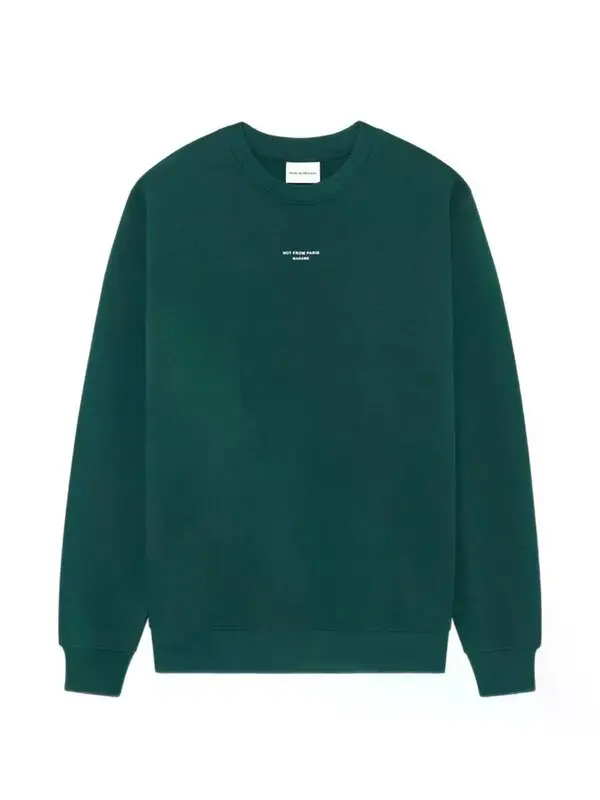 Drole De Monsieur Crew Neck Sweatshirt - Green