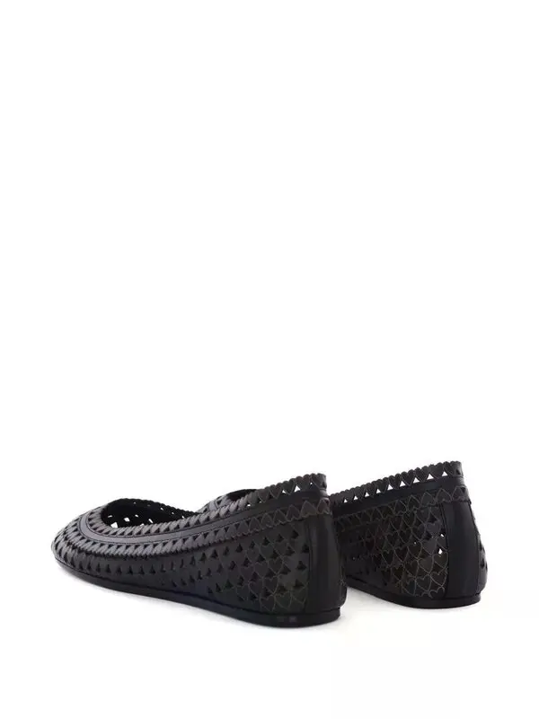 Isabel Marant Étoile Belni Leather Ballet Flats - Black