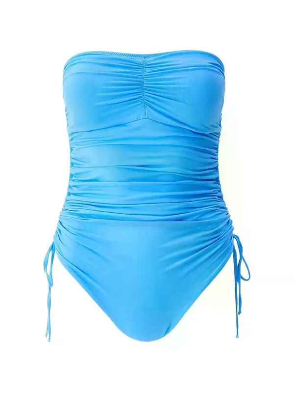 Melissa Odabash Sydney Ruched-detail Swimsuit - Blue
