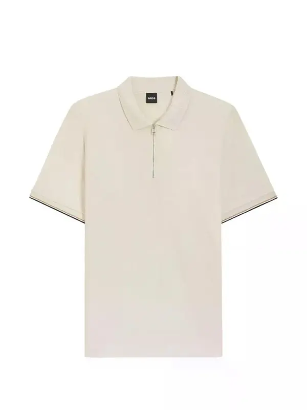 BOSS Cotton-piqué Polo Shirt - Neutrals