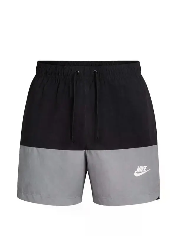 Nike Colour-blocked Woven Shorts - Black