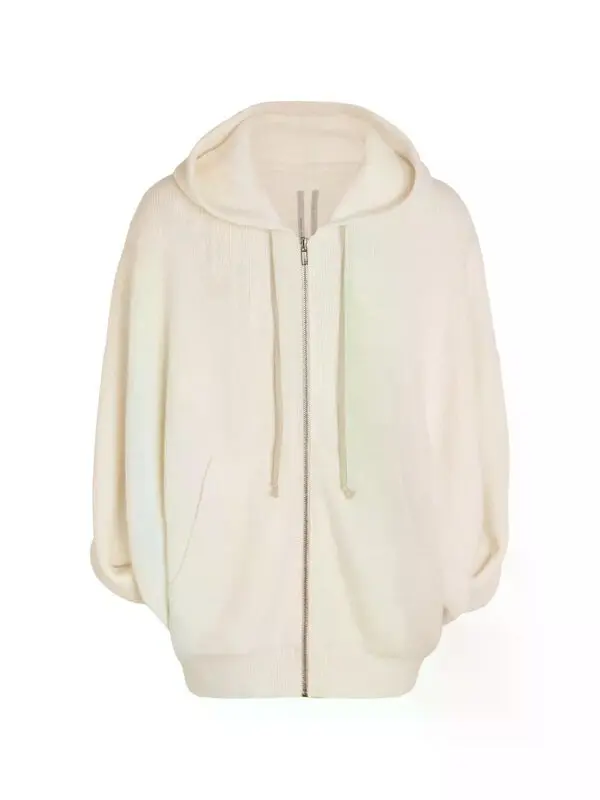 Rick Owens Zip-up Hoodie - Neutrals