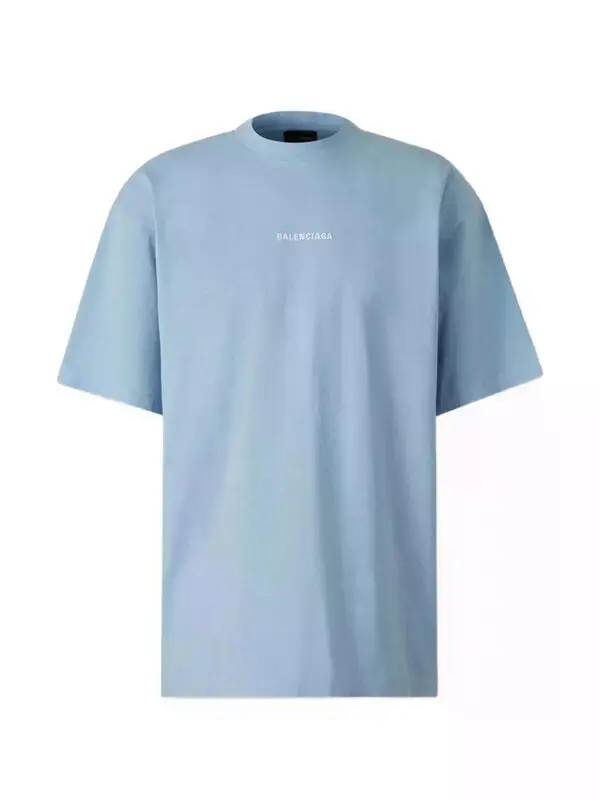 Balenciaga Round-neck T-shirt - Blue