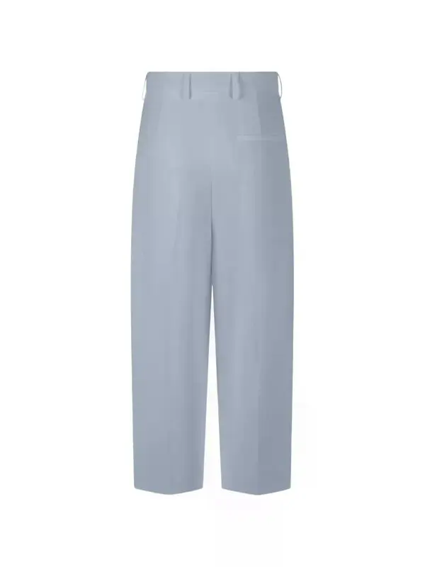 ROSSI Pleated Cropped Trousers
