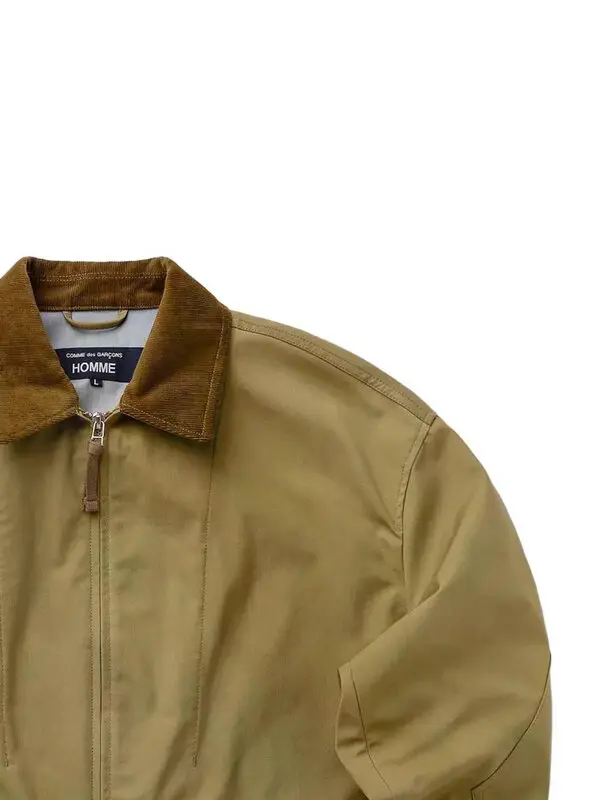 Comme Des Garçons Corduroy-collar Pocket Jacket - Neutrals