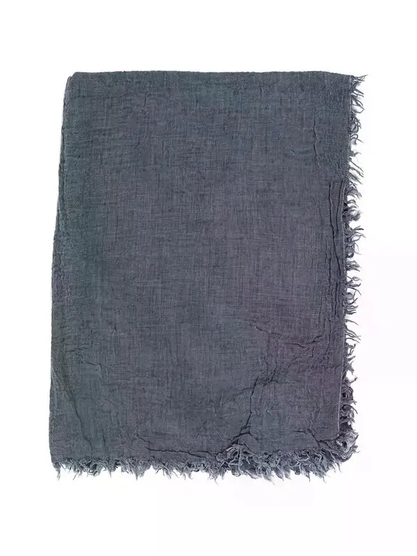 GOIA Frayed Scarf - Blue