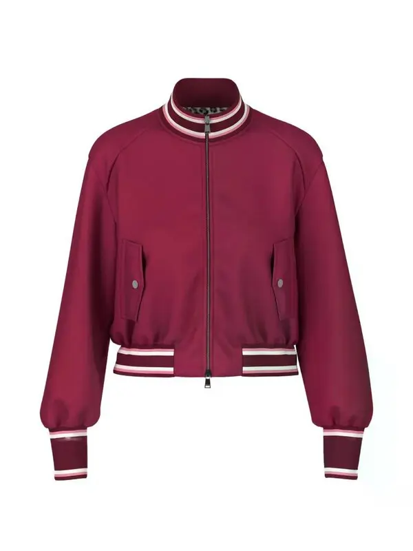 MARCCAIN Zipped Bomber Jacket - Red