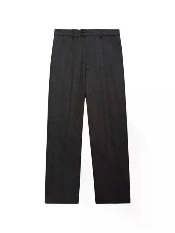 MSGM Wide-leg Tailored Trousers - Grey
