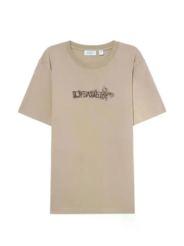 Off-White Logo T-shirt - Neutrals