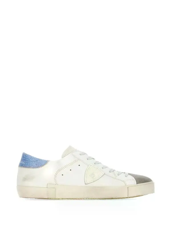 Philippe Model Prsx Leather Sneakers - White