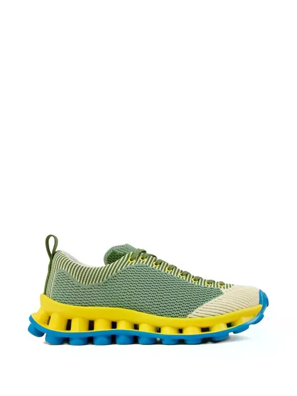 Camper X Sunnei Lace-up Striped Sneakers - Green